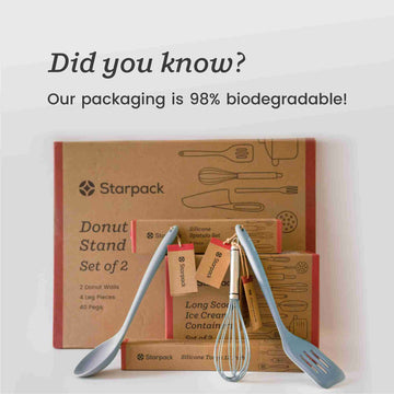 serving spoon set with stand