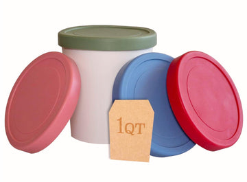 Ice Cream Freezer Containers by Starpack - Easy Store, Frost Free Design
