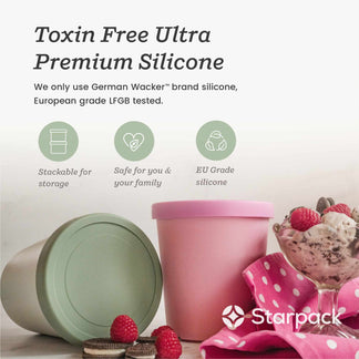 Ice Cream Containers | 1-Quart Ice Cream Storage | Starpack