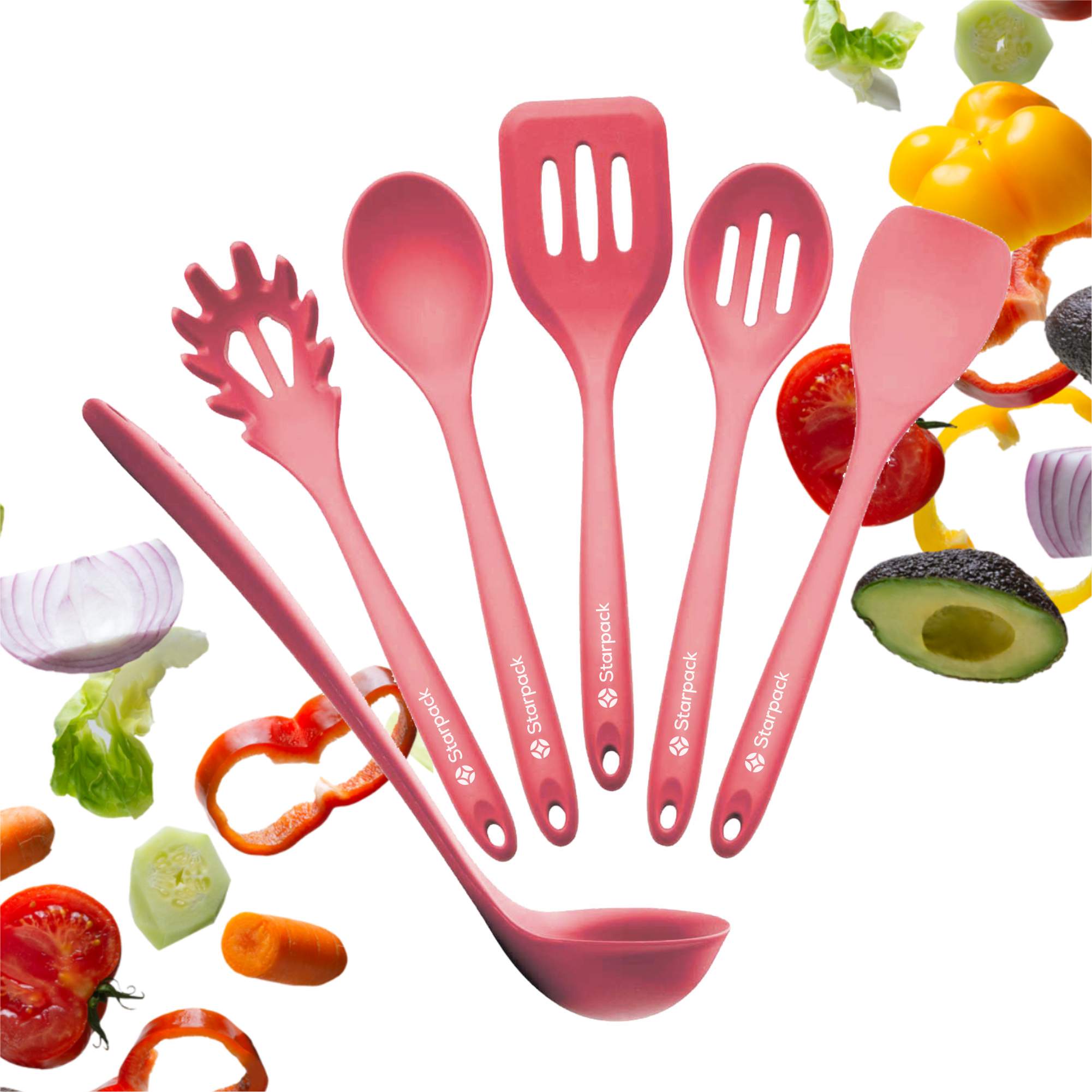 Large Kitchen Utensil Set | Utensil Set Silicone | Starpack