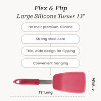 Flexible Turner | Large Silicone Flexible Turner | Starpack